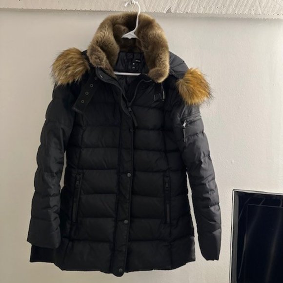 Aqua | Jackets & Coats | Womens Medium Aqua Puffer Down Jacket With ...